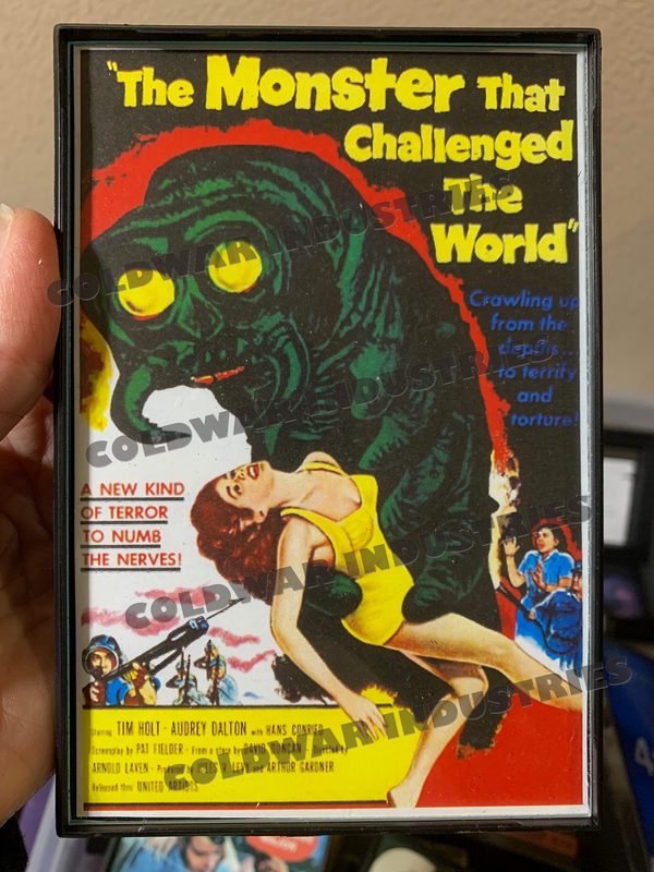 MONSTER THAT CHANGED THE WORLD VINTAGE FRAMED PRINT – Coldwar Industries